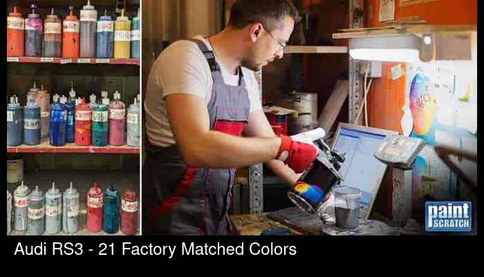 Audi RS3 Touch Up Paint - 21 Factory-Matched Colors for Your Audi RS3 ...